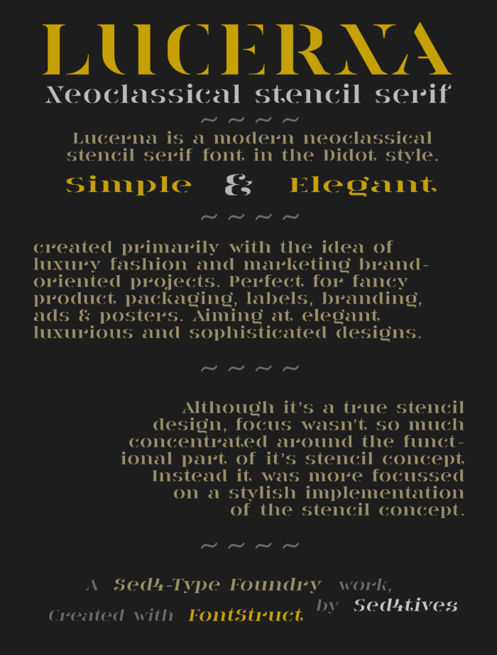 STF_LUCERNA (Pro) | FontStruct